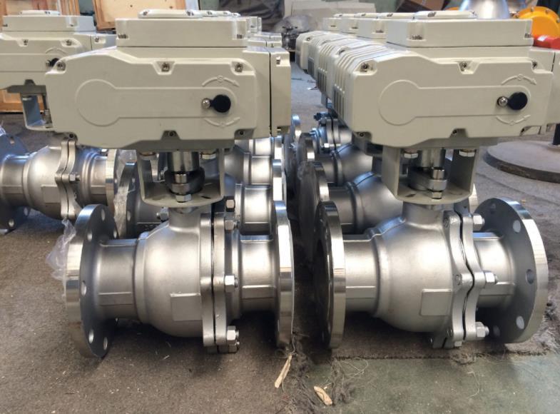 q941f-16p铸钢304 316电动球阀 - |中核苏阀